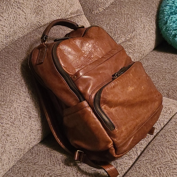 Frye | Bags | Frye Leather Backpack | Poshmark